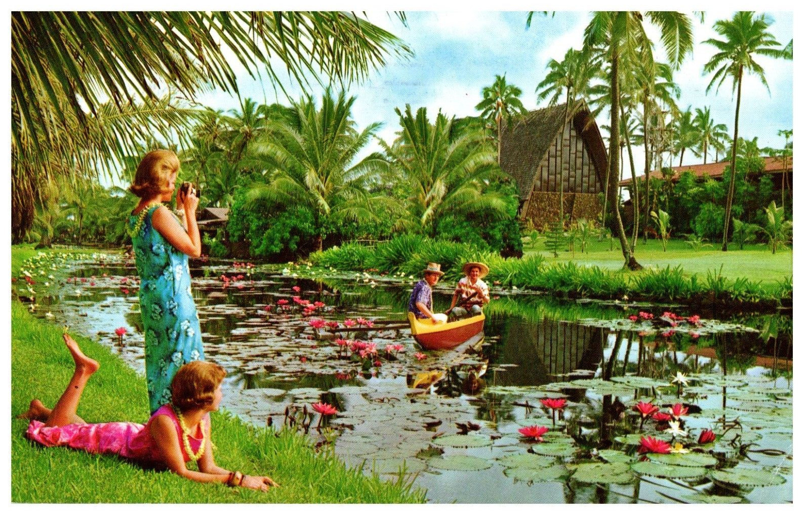 Coco Palms Resort Lihue Kauai Hawaii Postcard Posted 1969 | United ...