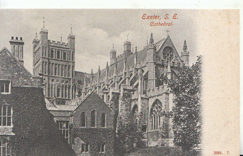 Devon Postcard - Exeter Cathedral S.E. - Ref 19706A | Europe - United ...