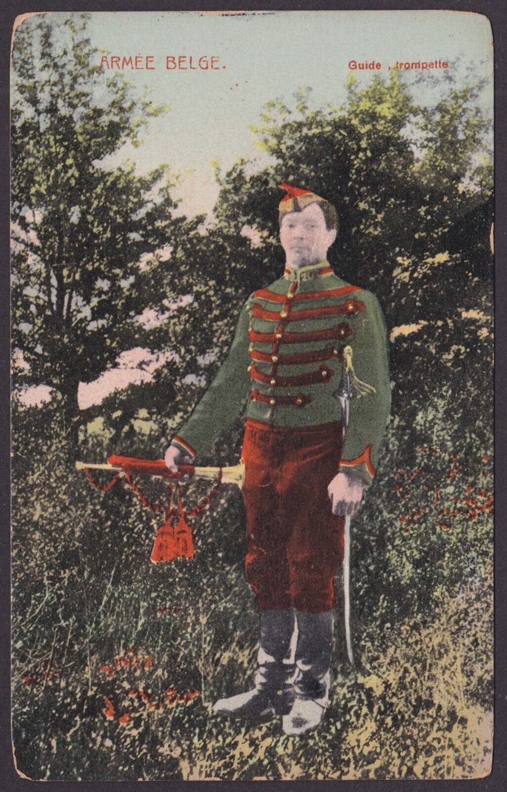 BELGIUM, Postcard, Belgian army, trumpet, Uniform, WWI | Europe ...