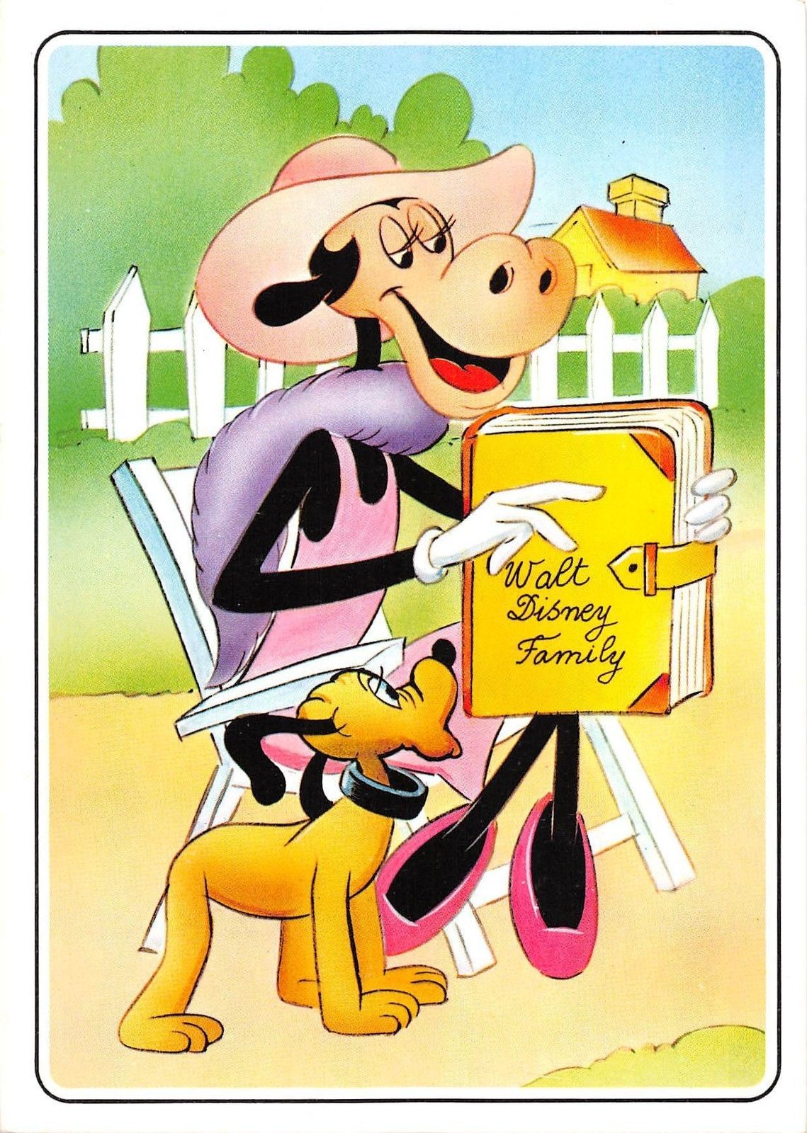 B99088 cow with pluto walt disney family disney | Topics - Illustrators ...