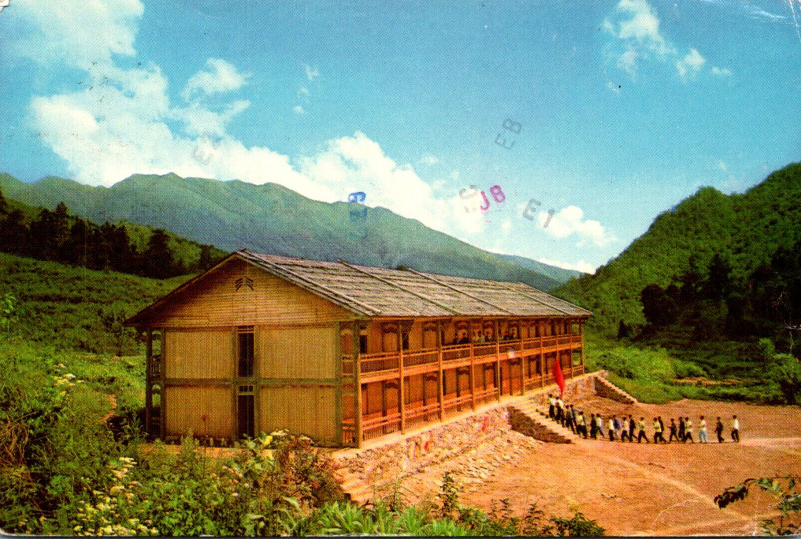 Chine Chingkang Mountains The Chinese Fourth Red Army Hospital At Small ...