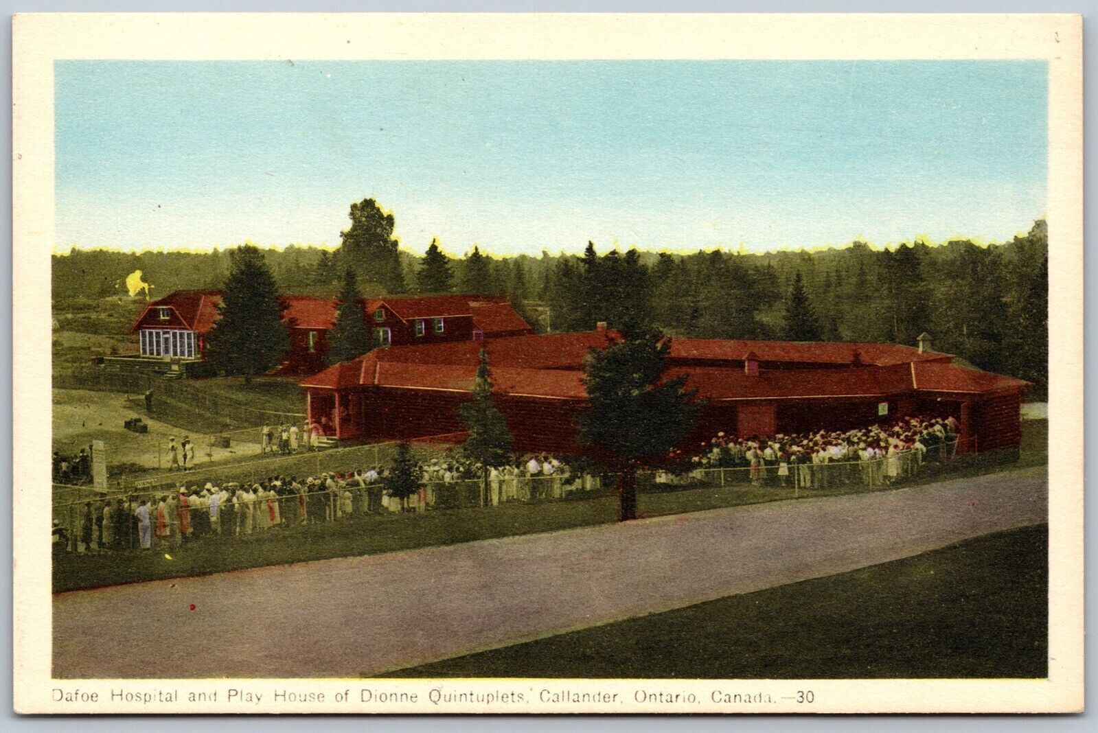 Postcard Callander Ontario c1940s Dafoe Hospital & Play House Dionne ...