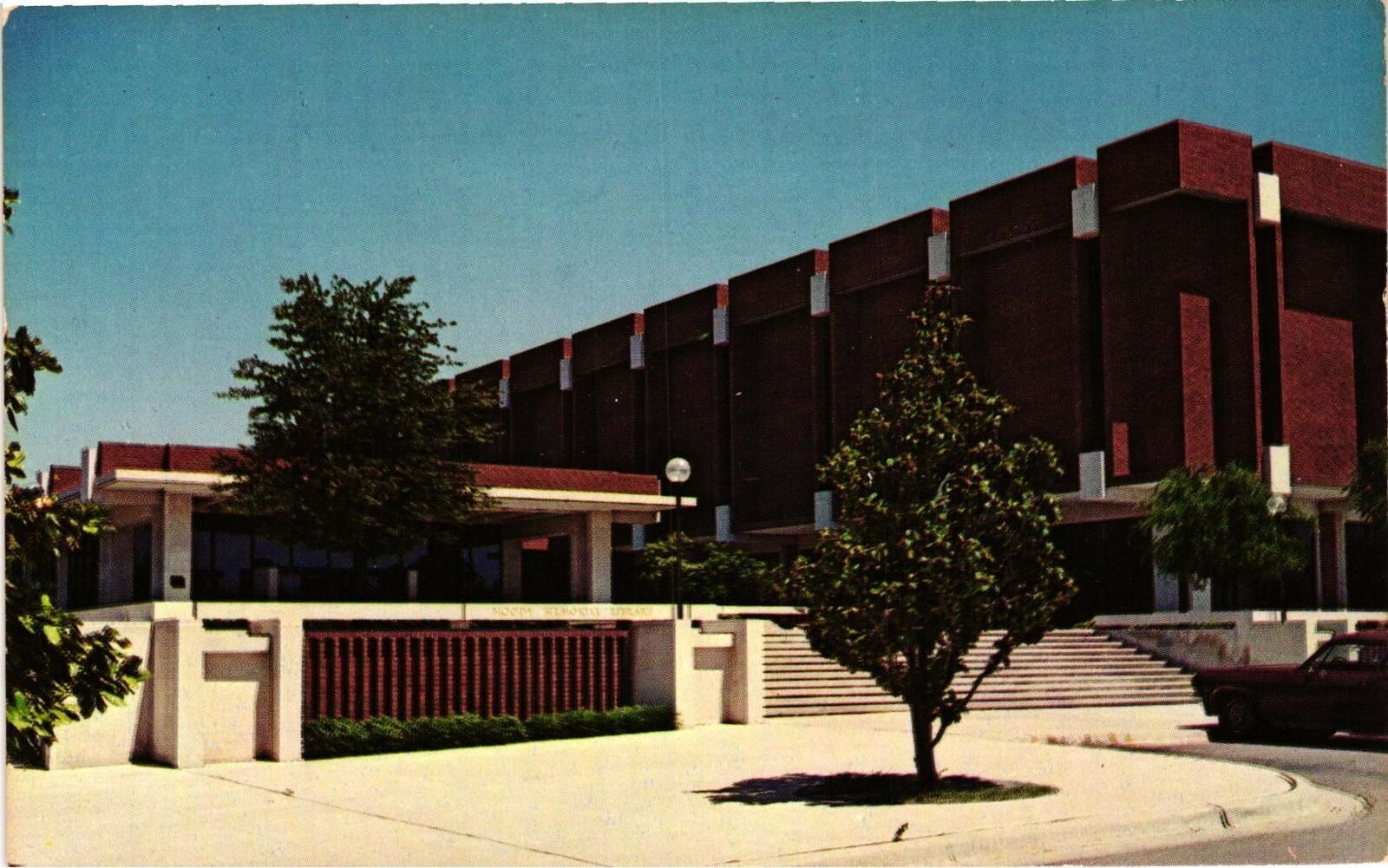 Vintage Postcard- Moody Memorial Library, Baylor University, Waco, TX ...