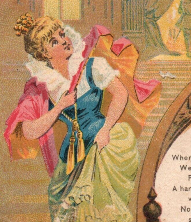 1870s-80s ONT Spool Thread Fairytale Cinderella & Little Bo-Peep F164 ...