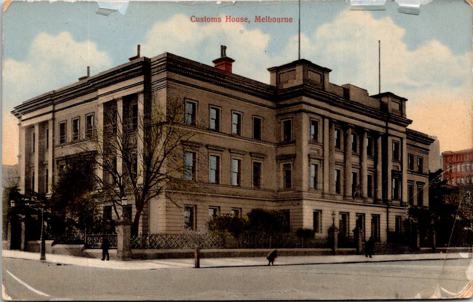 Vintage Postcard the Customs Hall and Immigration Center at Melbourne ...