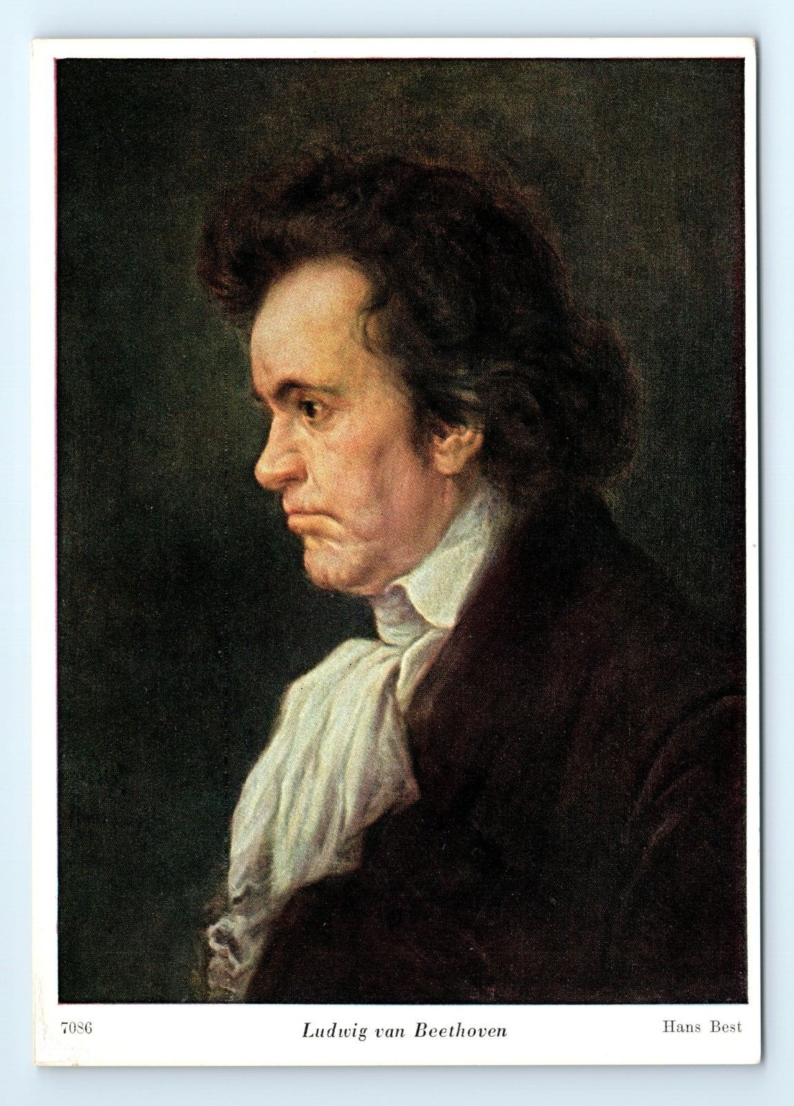 1930 Beethoven Ludwig Van Painting Hans Best Artist Postcard | Other ...