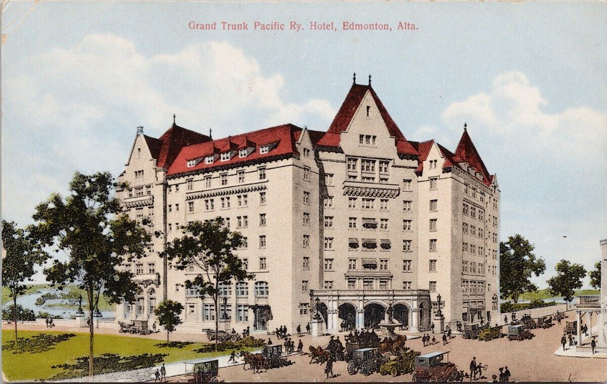 Edmonton Alberta Grand Trunk Pacific Hotel (now Fairmont MacDonald ...