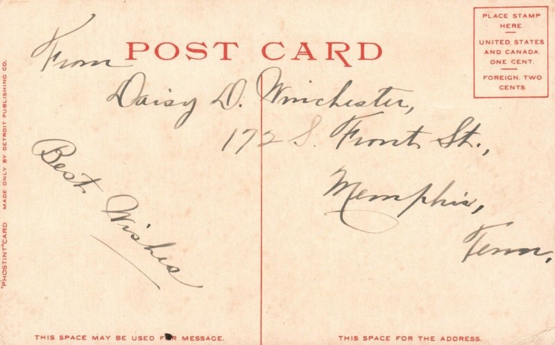 Vintage Postcard 1900's Snodgrass House Thomas Headquarters Chickamauga ...