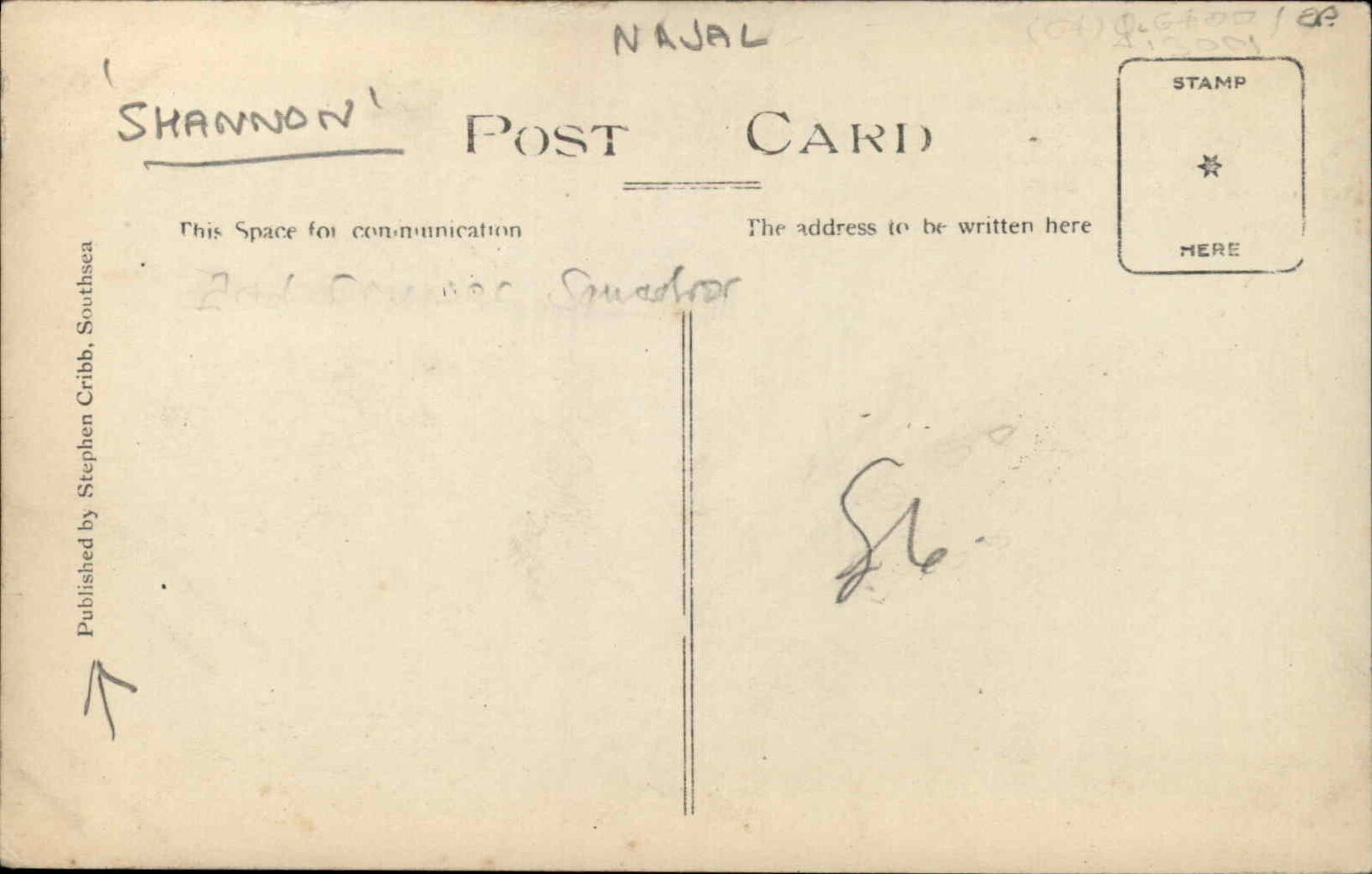 HMS Shanon Flagship Naval Ship S Cribb Vintage Real Photo Postcard ...