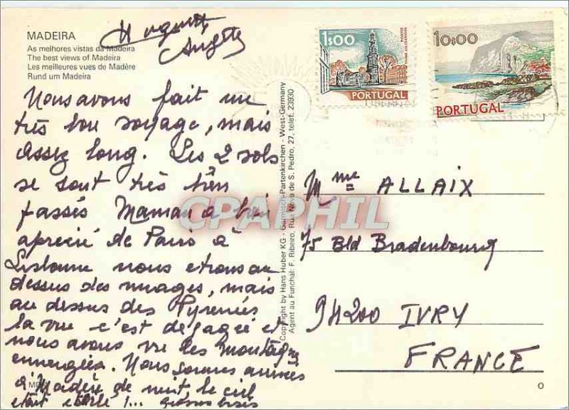 Modern Postcard Madeira the best views of madeira | Africa - Algeria ...