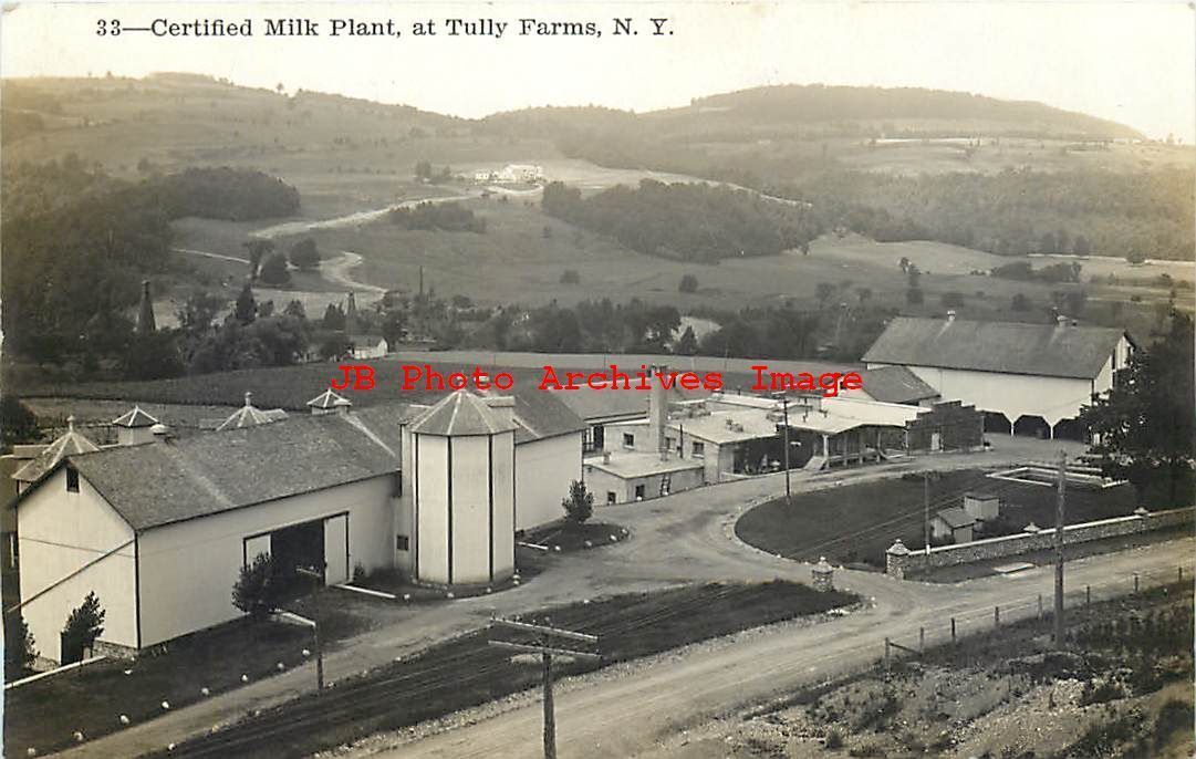 NY, Tully, New York, RPPC, Tully Farms Certified Milk Plant,1911 PM ...