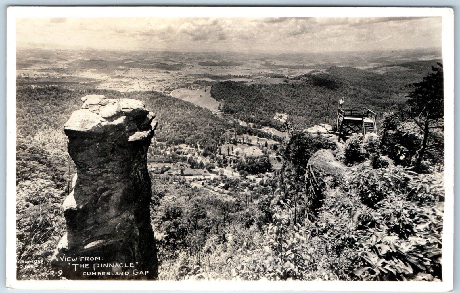 x3 LOT 1930s KY TN VA Cumberland Gap RPPC Pinnacle Real Photo Set ...