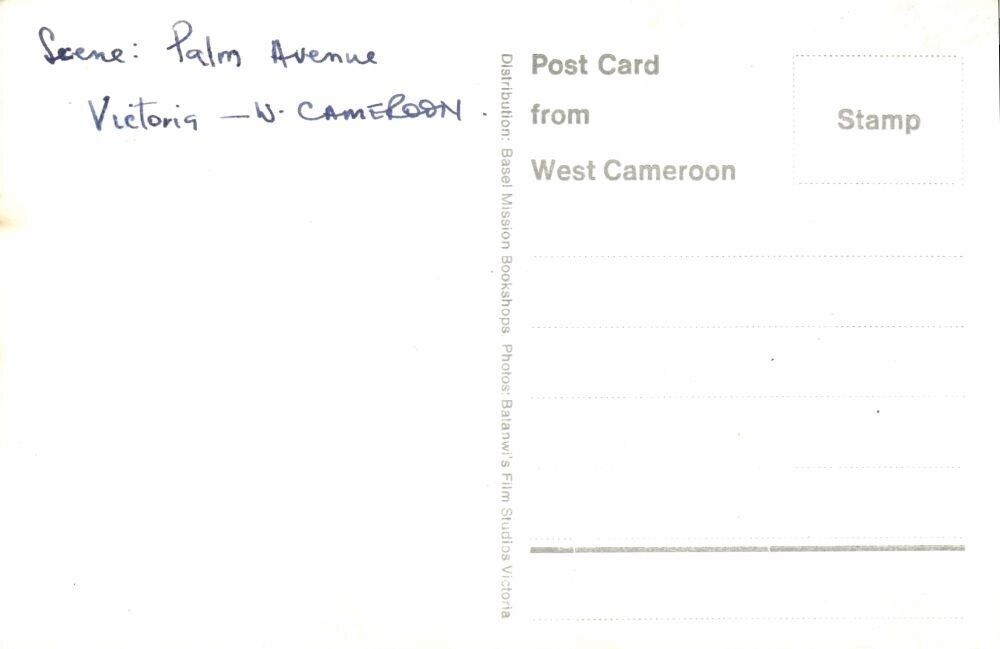cameroon, VICTORIA LIMBÉ, Palm Avenue (1960s) Postcard | Africa ...