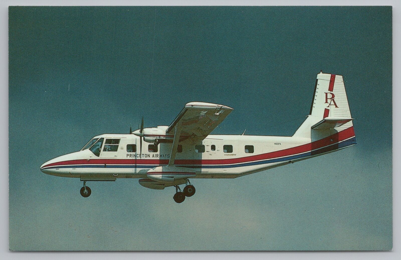 Airplane~Princeton Airway~GAF Nomad N60PA~Vintage Postcard | Other ...