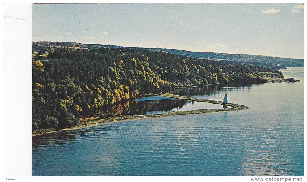 LIGHTHOUSE, The Bras d'Or Lakes As Seen From The Bras d'Or Bridge, Cape ...
