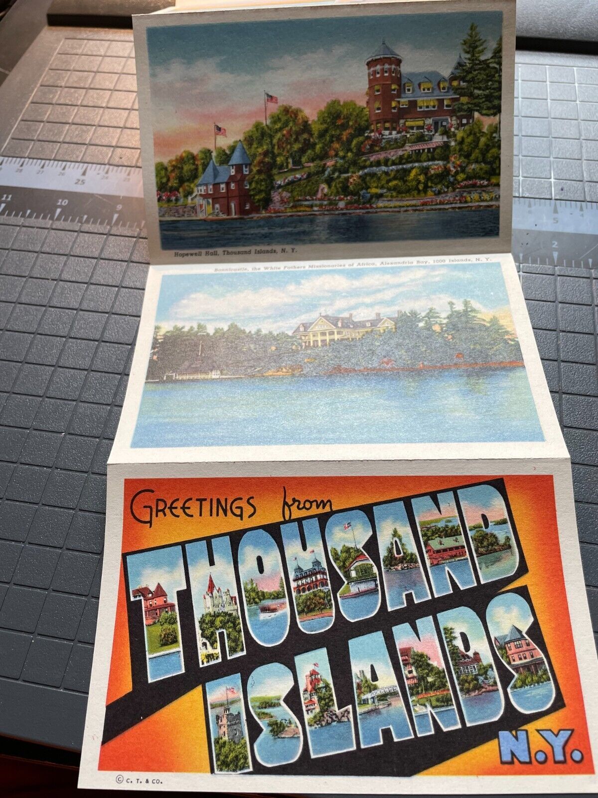 Vintage Souvenir Folder 1930-1945 Thousand Islands Along the St ...
