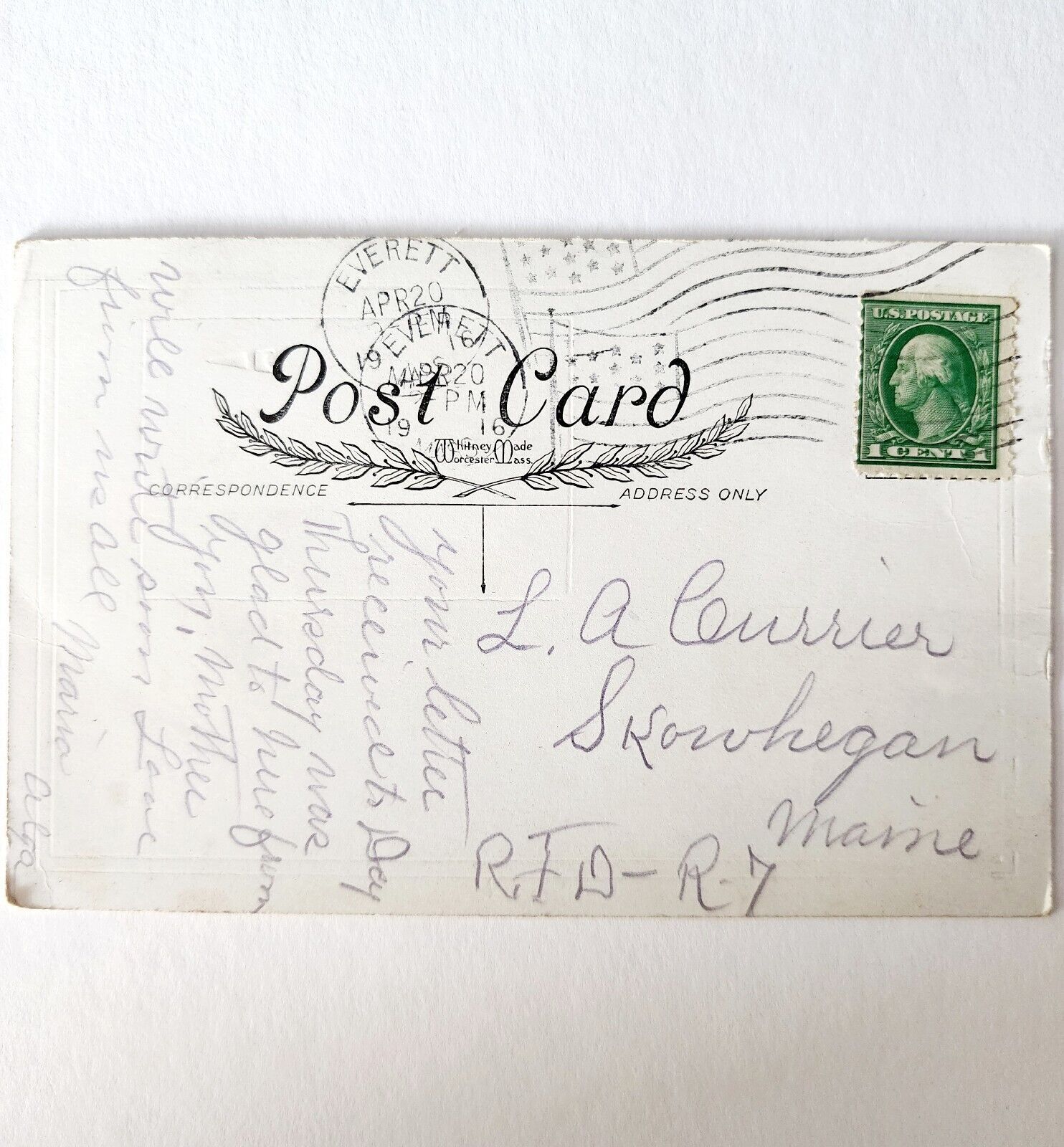 An Easter Greeting 1910s Postcard Whitney Made Worcester PCBG6E ...