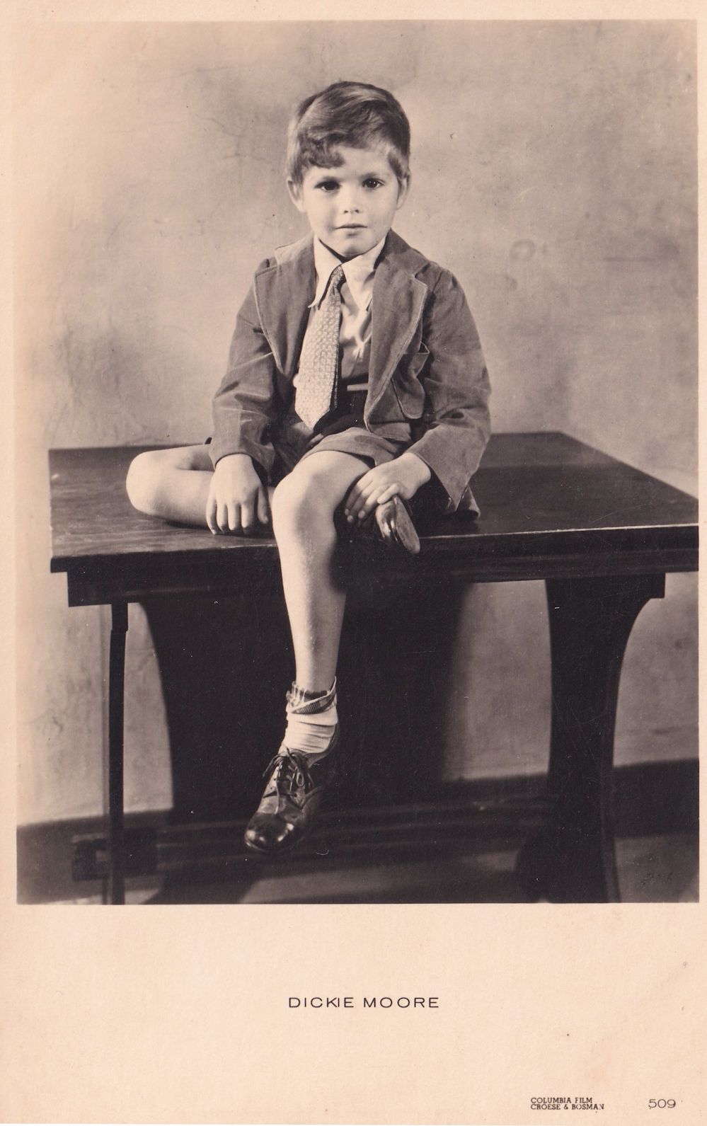 Dickie Moore Antique German Child Film Star Postcard | Topics - People ...
