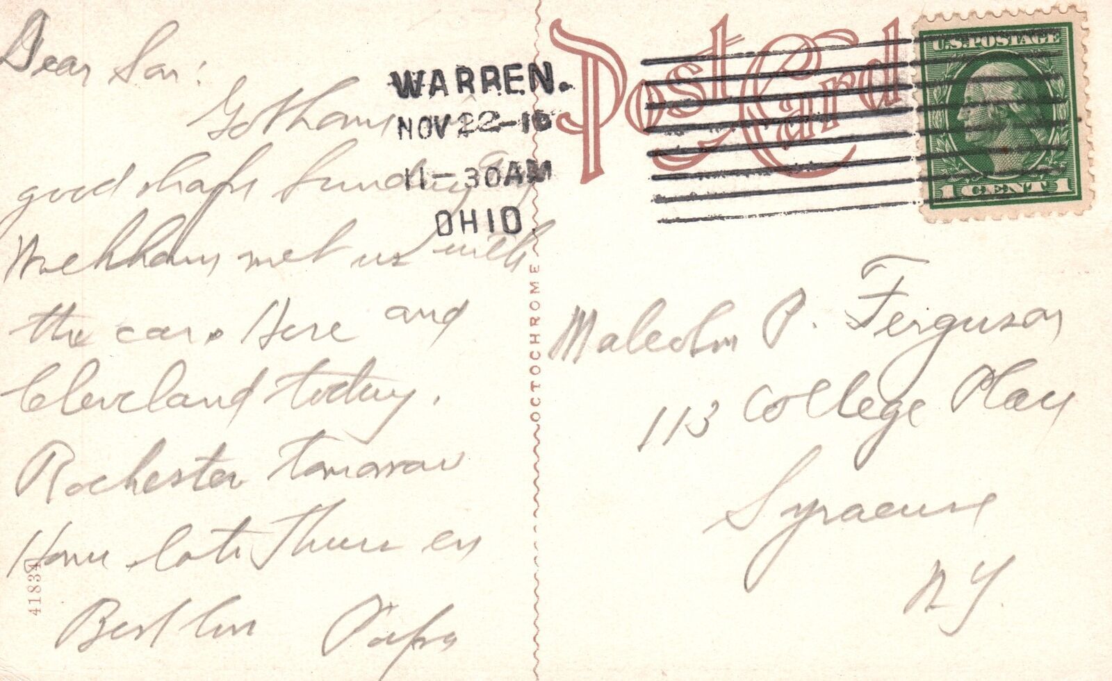 Vintage Postcard 1910'S Warren City Hospital Medical Building Warren ...