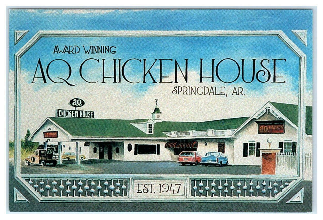 SPRINGDALE, Arkansas AR ~ Retro AQ CHICKEN HOUSE c1990s? Vintage 4"x6 ...