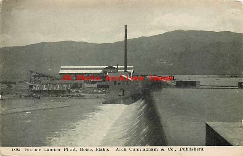 ID, Boise, Idaho, Barber Lumber Plant, Logging, Dam, Arch Cunningham No ...