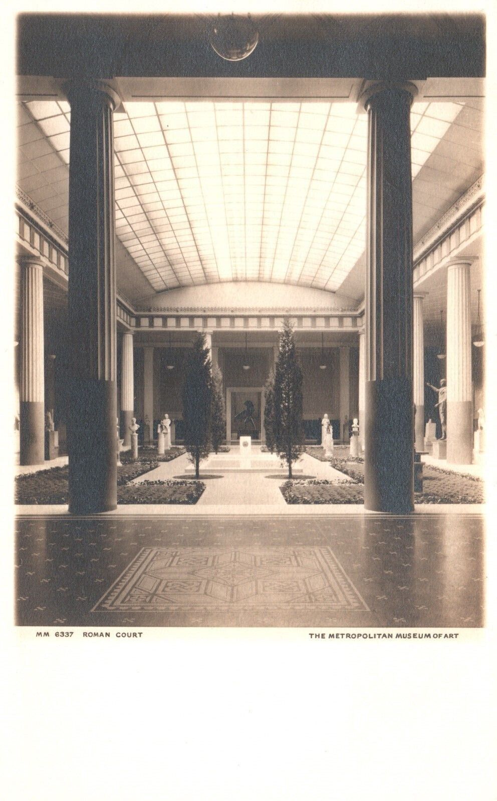 Postcard Real Photo Roman Court The Metropolitan Museum of Art RPPC ...