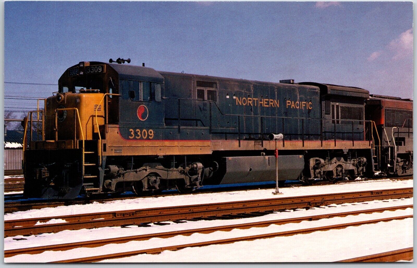 U33C Locomotive Train, Northern Pacific - Postcard | Other / Unsorted ...