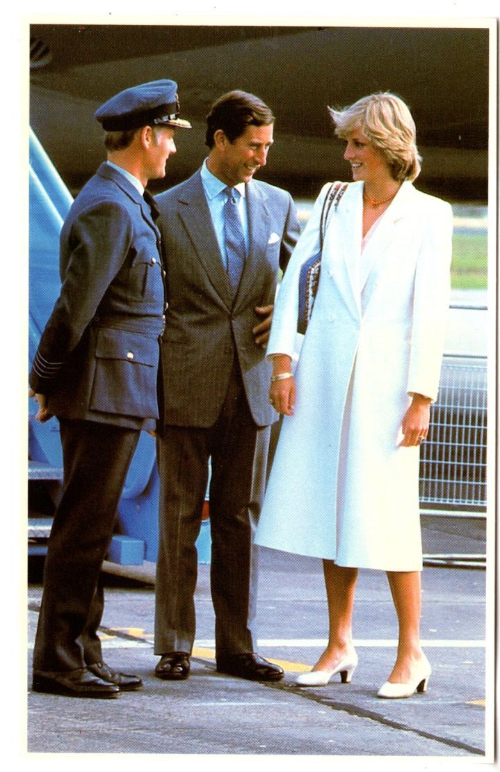 Princess Diana, Prince Charles, Dyce Airport, Scotland, Royal Wedding ...