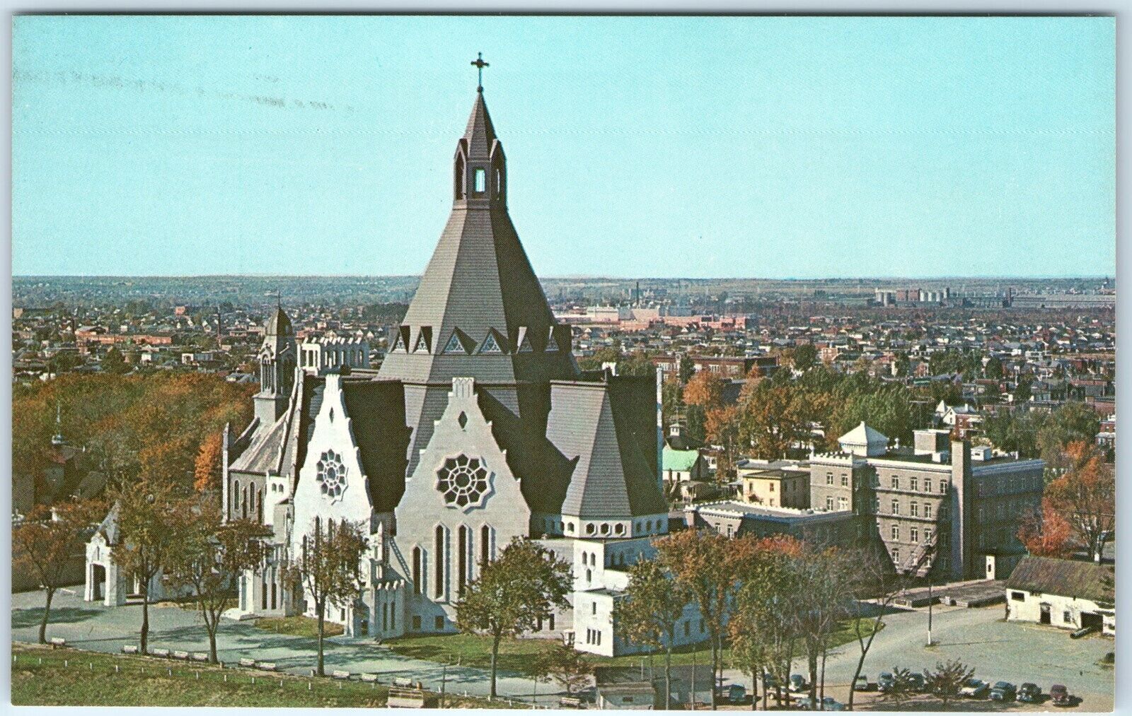c1960s Trois-Rivières, Quebec Notre Dame du Cap Church Basilica ...