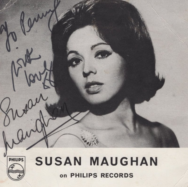 Susan Maughan Philips Records Hand Signed Photo Please Read | Other ...