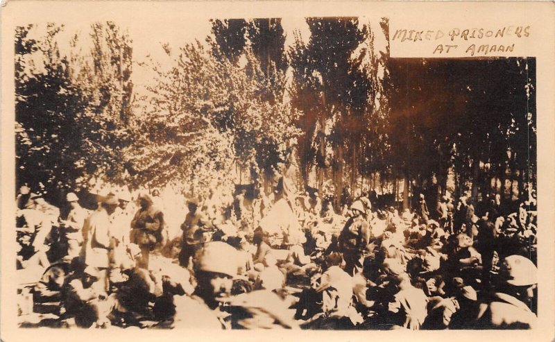 Lot376 ww1 Jordan Amman Prisoners Sinai Palestine campaign Britain ...