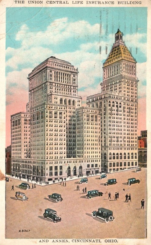 Vintage Postcard 1930 Union Central Life Insurance Building Annex ...