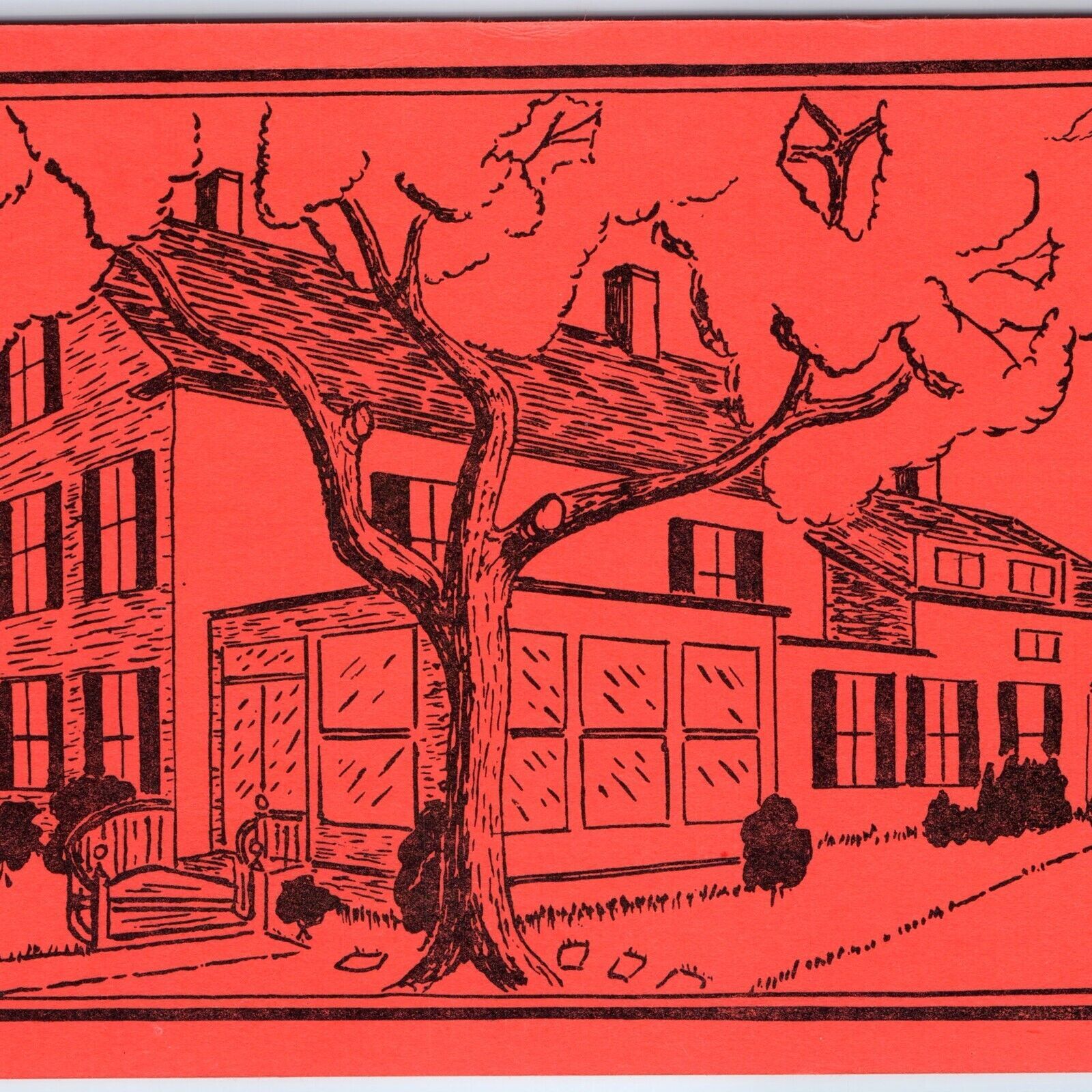 c1960s Hyannis Cape Cod MA George Smith Tourists Shop Ad Sketch Lg. PC ...
