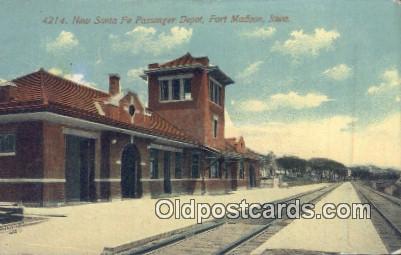 New Santa Fe Passenger Depot, Fort Madison, IA, Iowa, USA Depot ...