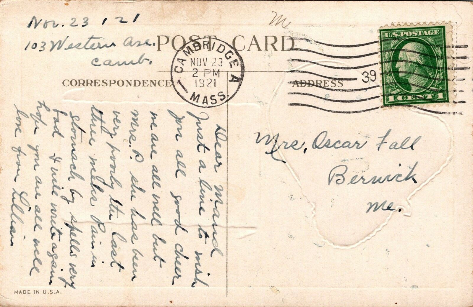 Vtg Thanksgiving Wishes Turkey Acorns Holds the Secret Verse 1920s ...