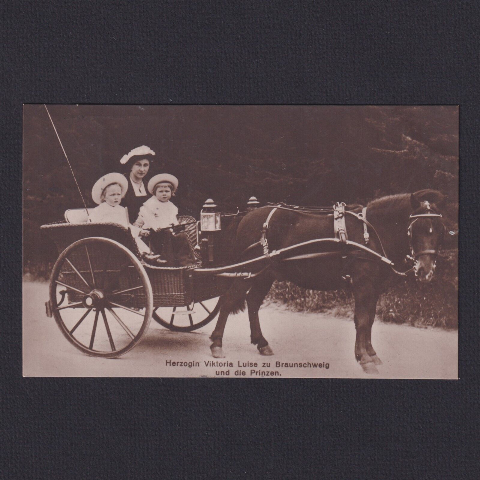 GERMANY, Postcard, Duchess Victoria Louise of Brunswick with sons, Used ...