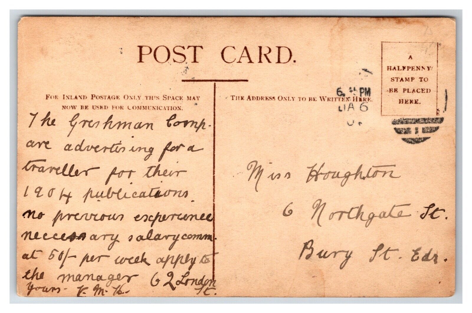 RPPC D'Oyly Carte Opera Stage Actress Singer Miss Isabel Jay Postcard ...
