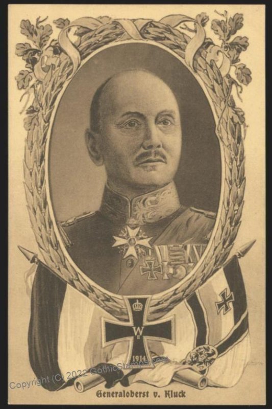 Germany WWI General von Kluck PC UNUSED Card G108545 | Europe - Germany ...