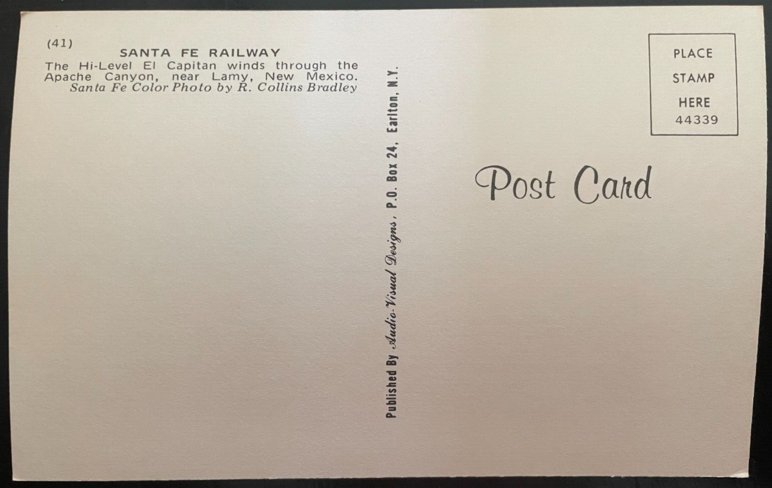 Vintage Postcard 1950's Santa Fe Railway, El Capitan | United States ...