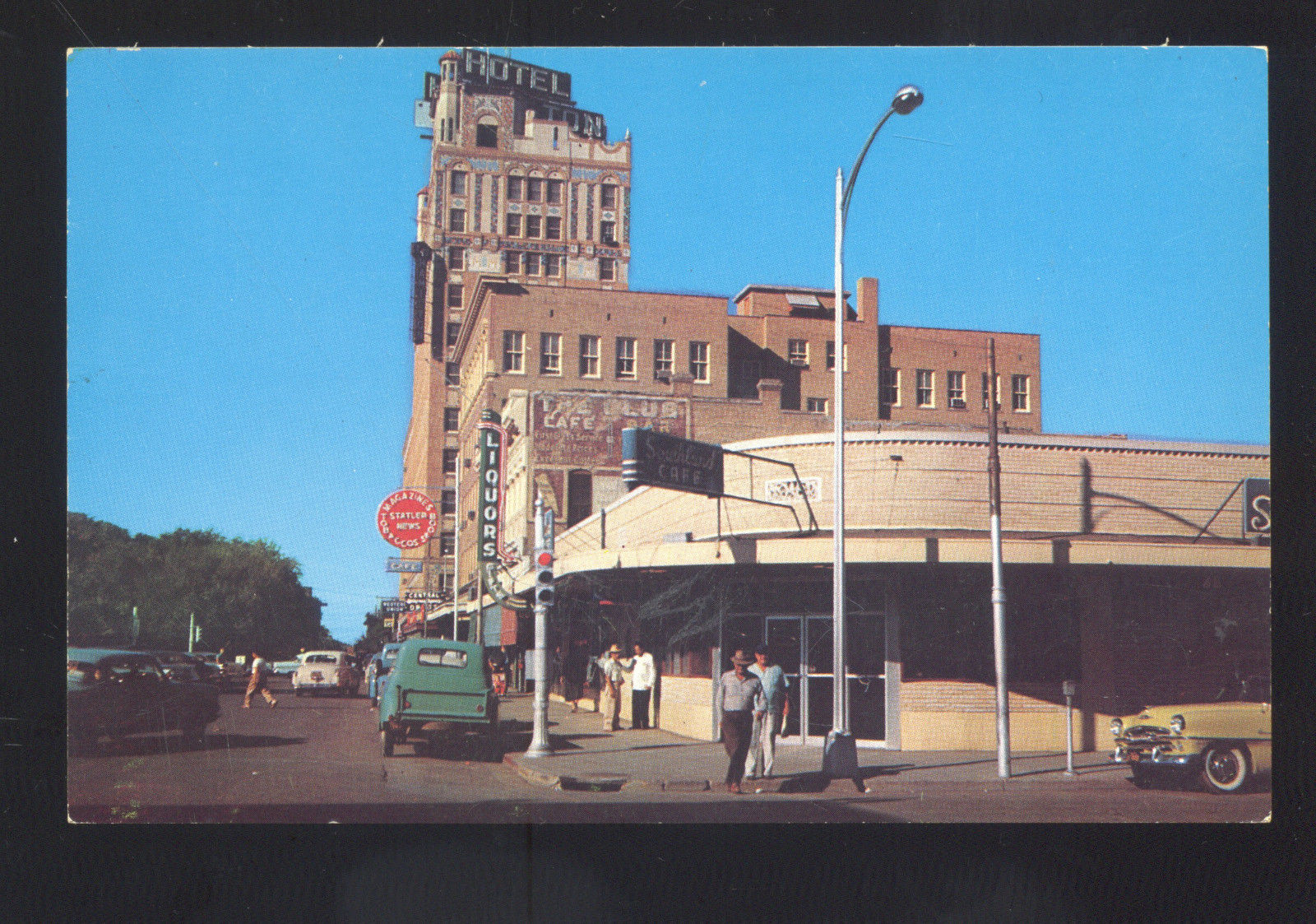 Laredo Texas Downtown Main Street Scene 1950'S Cars Truck Vintage ...