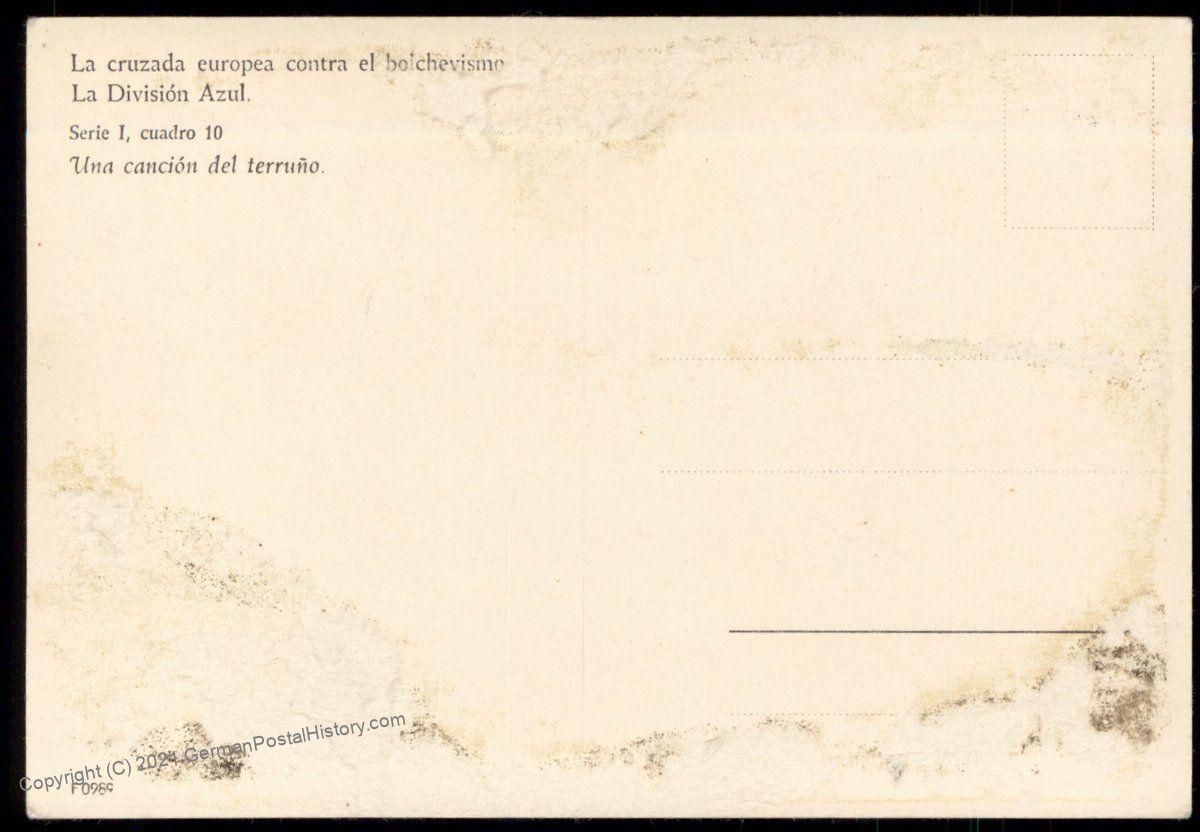 3rd Reich Germany Spanish Volunteer Blue Legion New Europe Propaganda ...