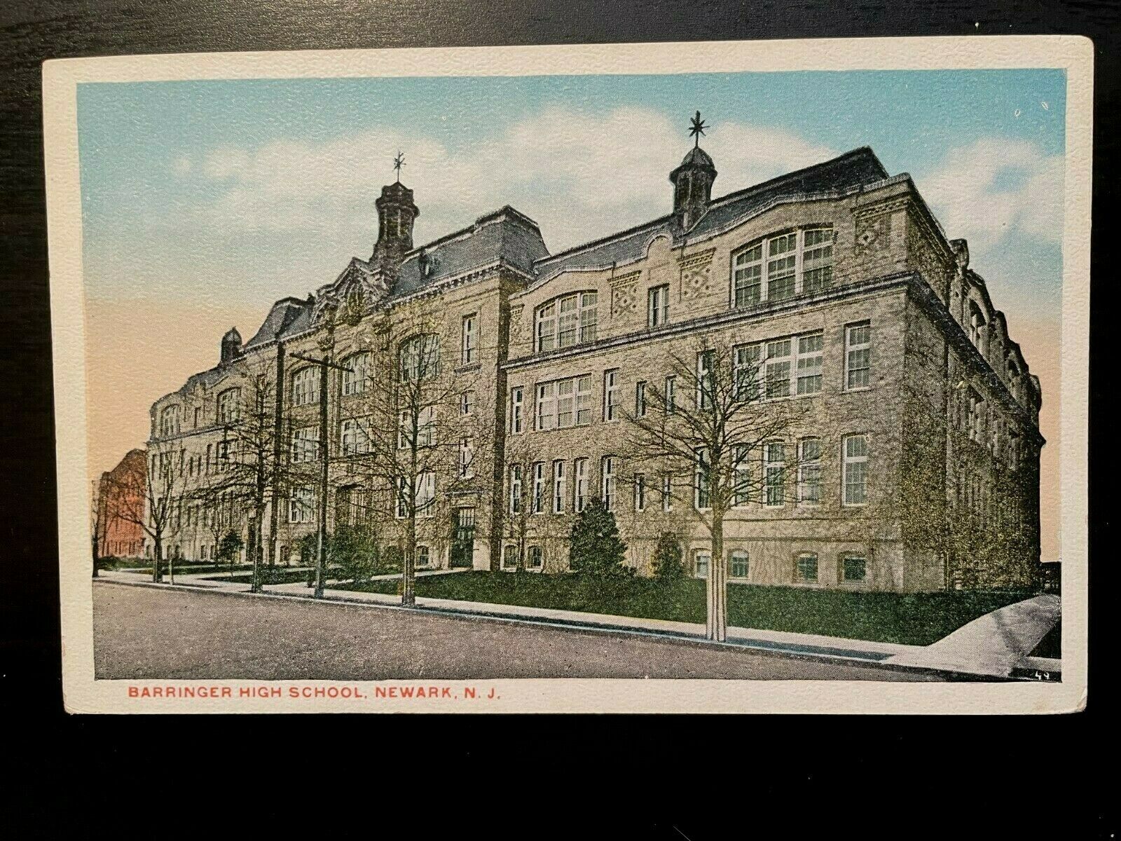Vintage Postcard 1915-1930 Barringer High School Newark New Jersey ...