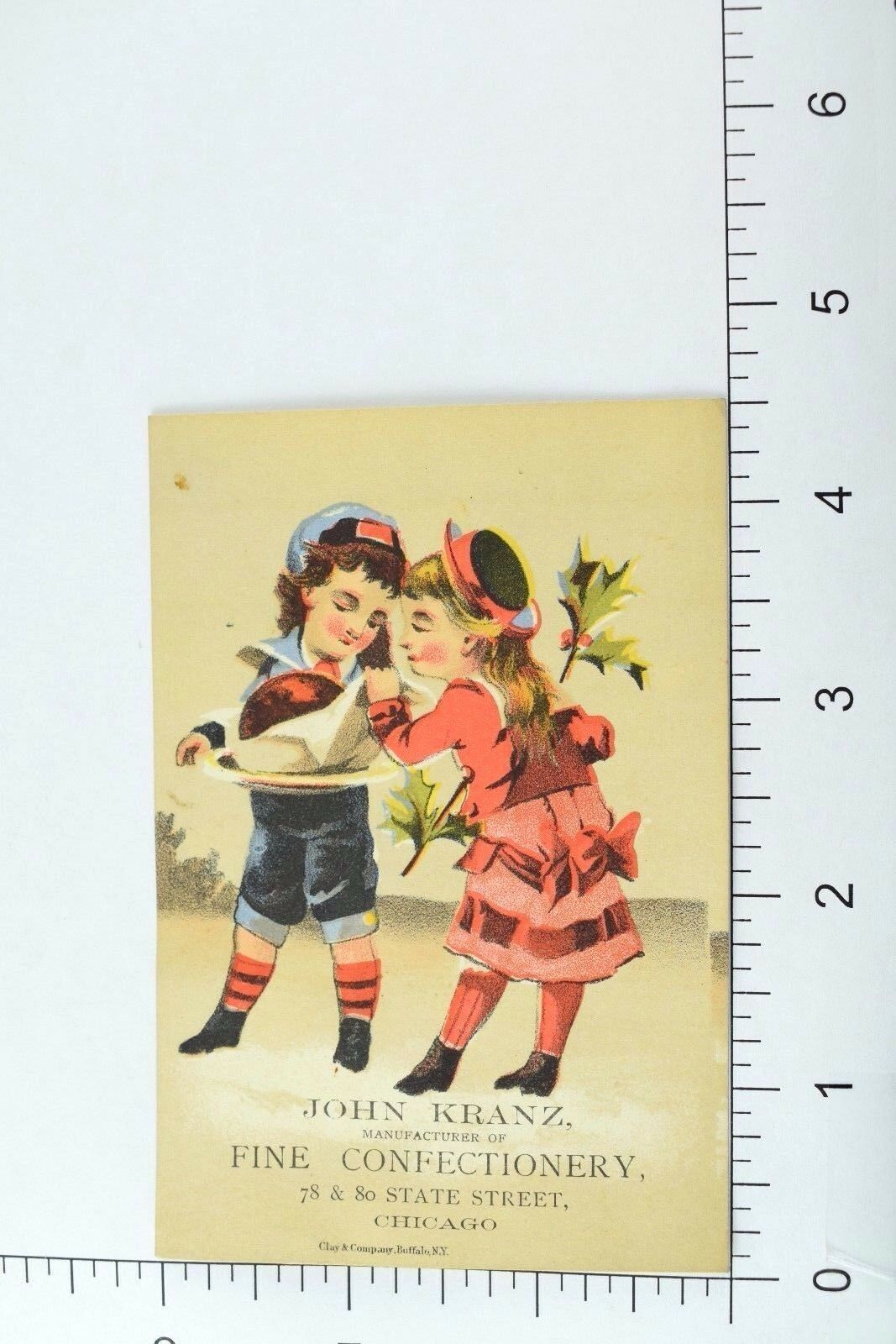 1870's-80's John Kranz, Fine Confectionery, Chicago Victorian Trade ...