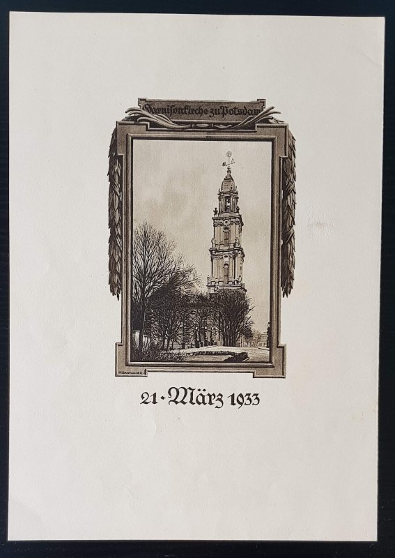 Third Reich Original Propaganda Telegram Hitler Assuming Power Swastika ...