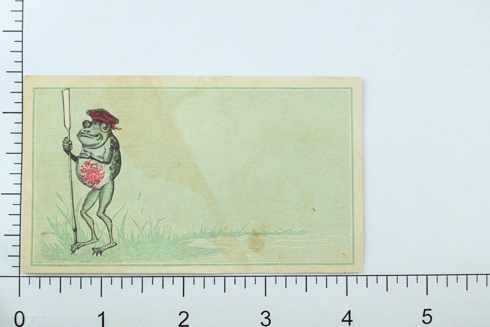 1870's-80's Anthropomorphic Frogs #2 Victorian Trade Card F103 ...