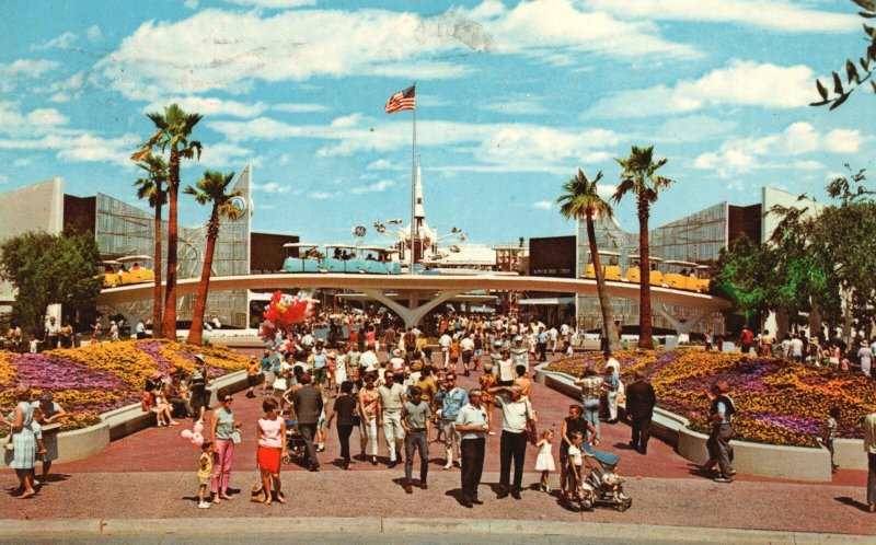 Vintage Postcard 1970's Tomorrowland Entrance Breathtaking Look Into ...