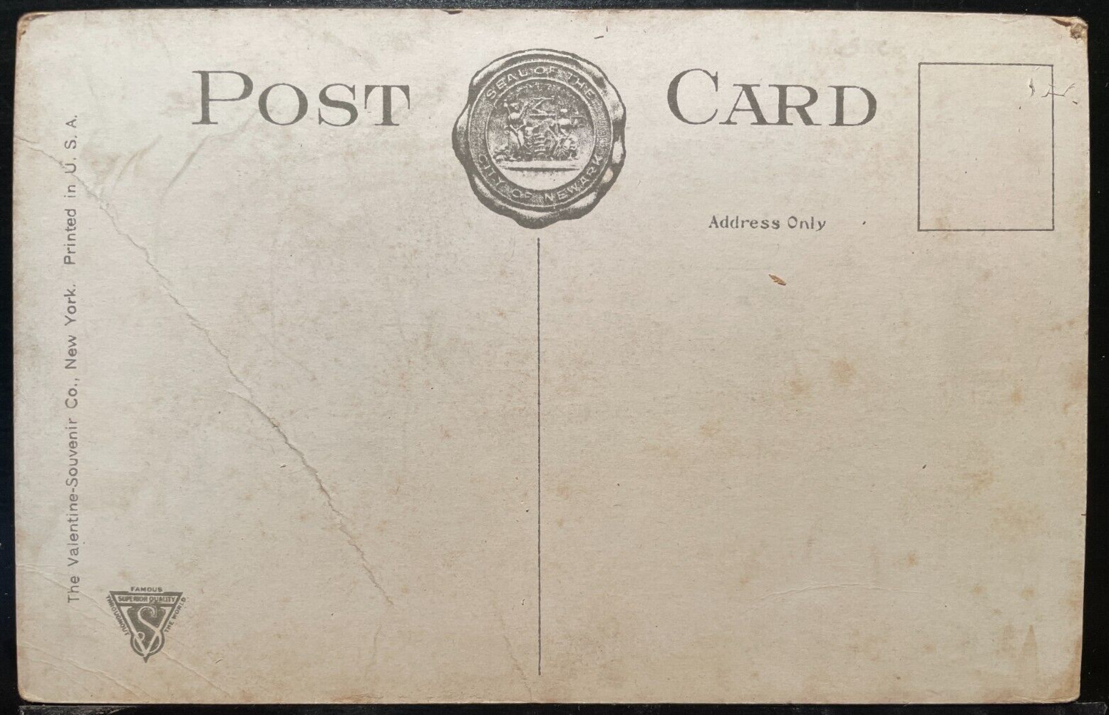 Vintage Postcard 1915-1930 West Side Park Lake & Terraces, Newark, New ...