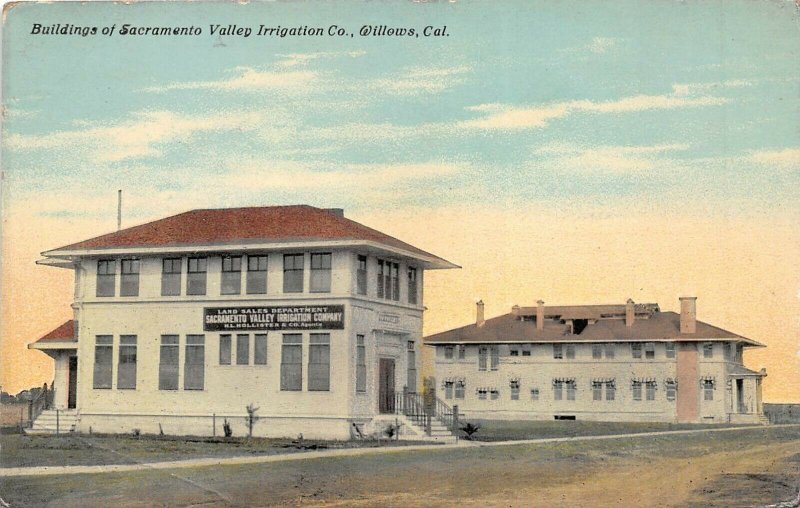 Willows California c1910 Postcard Buildings Of The Sacramento Valley ...