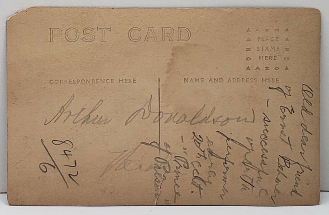 Opera Singer RARE Photo of ARTHUR DONALDSON of Prince of Pilsen RPPC ...