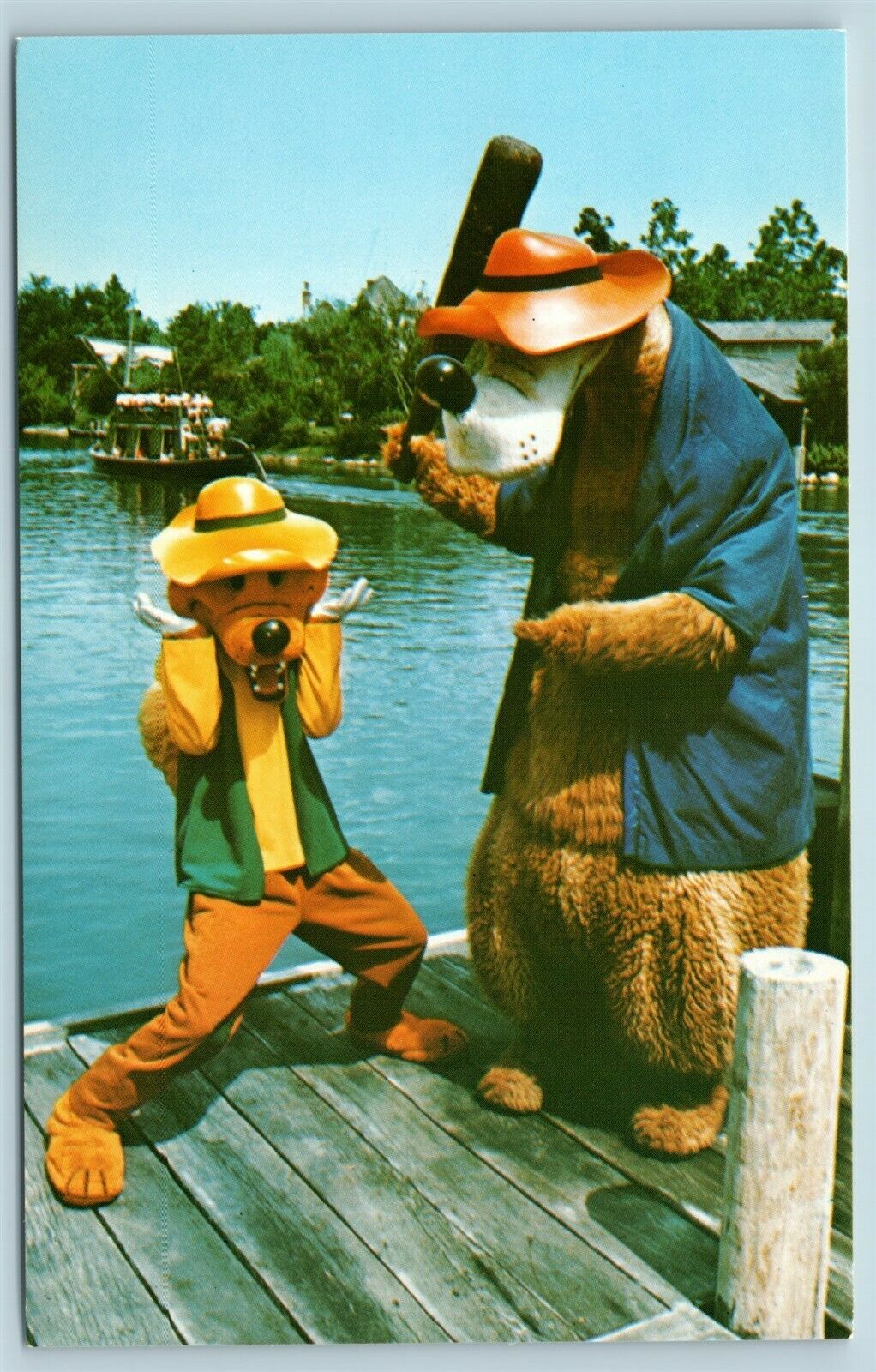 Postcard Disney World Magic Kingdom Brer Bar Bear Brer Fox Splash ...